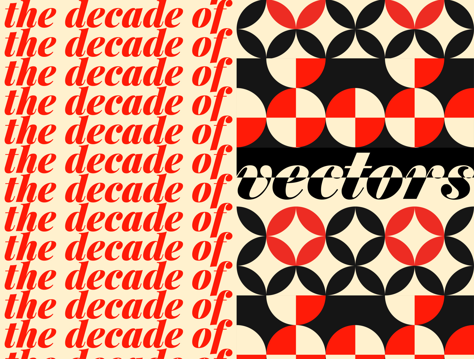 the decade of vectors by Dibyo K on Dribbble