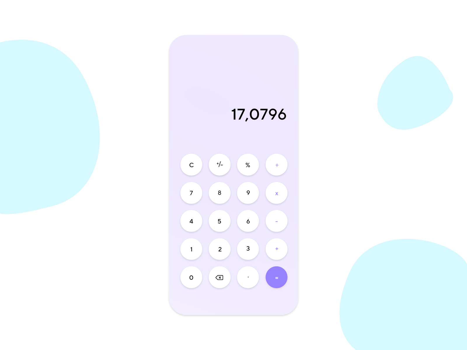 Mobile Calculator Design by İlkim Nira Yerlikaya on Dribbble