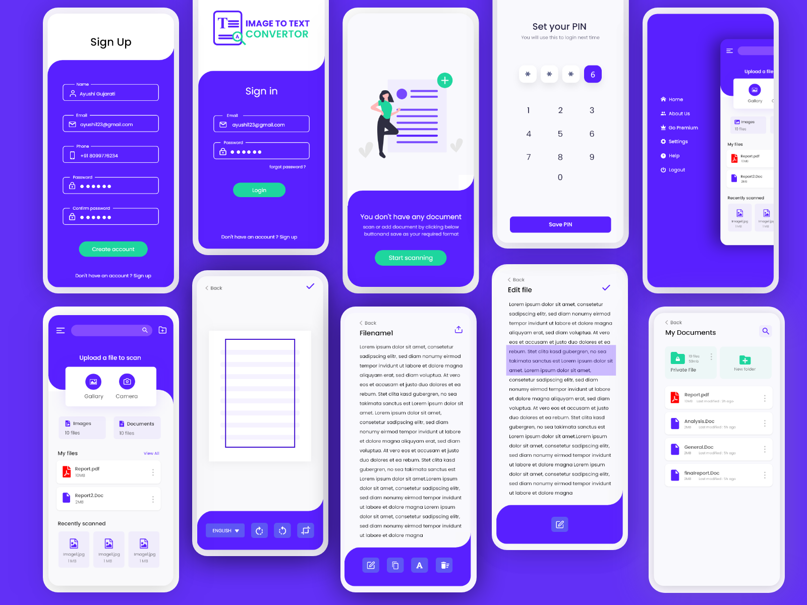 Image to text convertor by Arkay Apps UI/UX on Dribbble