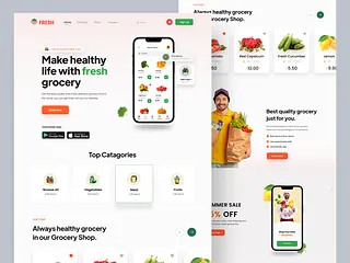 Grocery Website designs, themes, templates and downloadable graphic ...