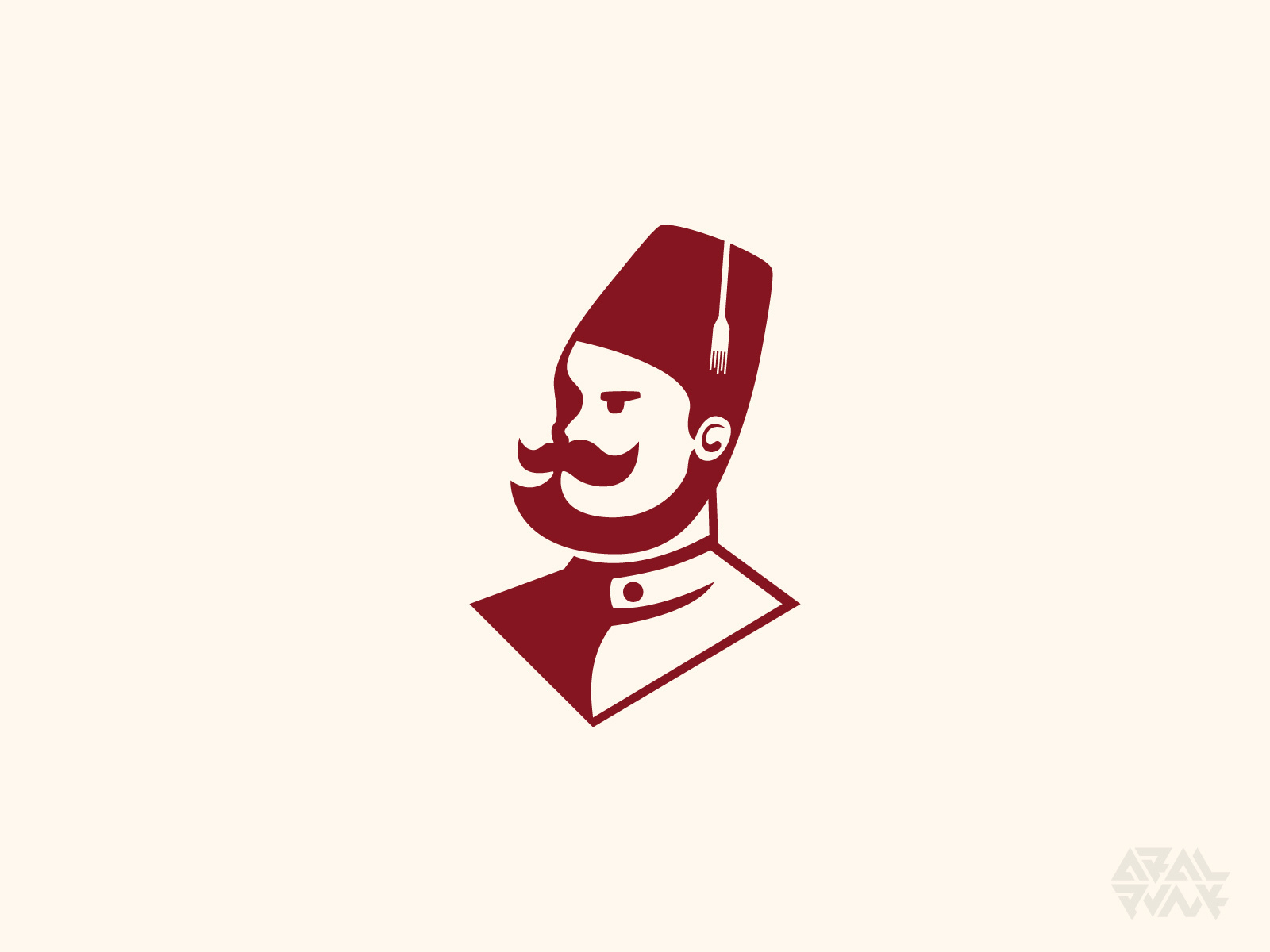 Turkish Man Logo by AralPunk on Dribbble