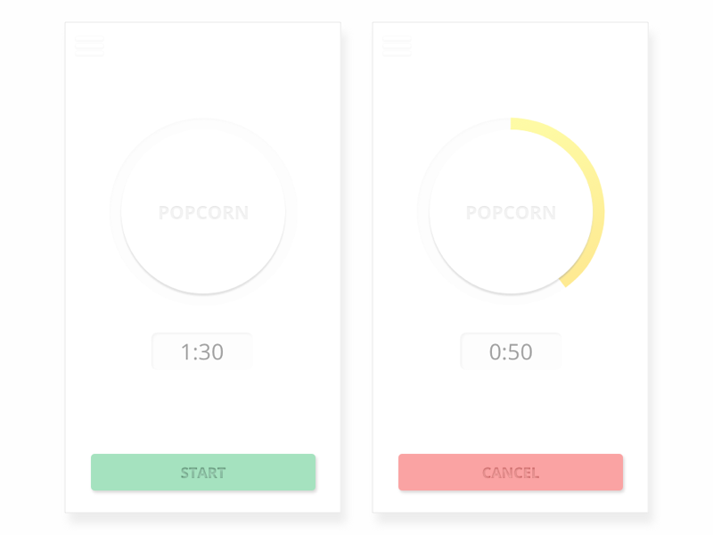 Day 014: Microwave Countdown Timer by Blayne Chong on Dribbble
