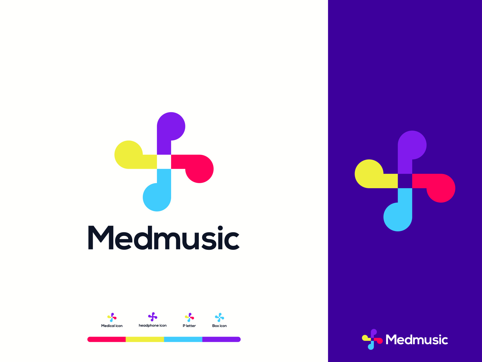 Medmusic logo by MD. PERVEZ HASAN RUBEL on Dribbble