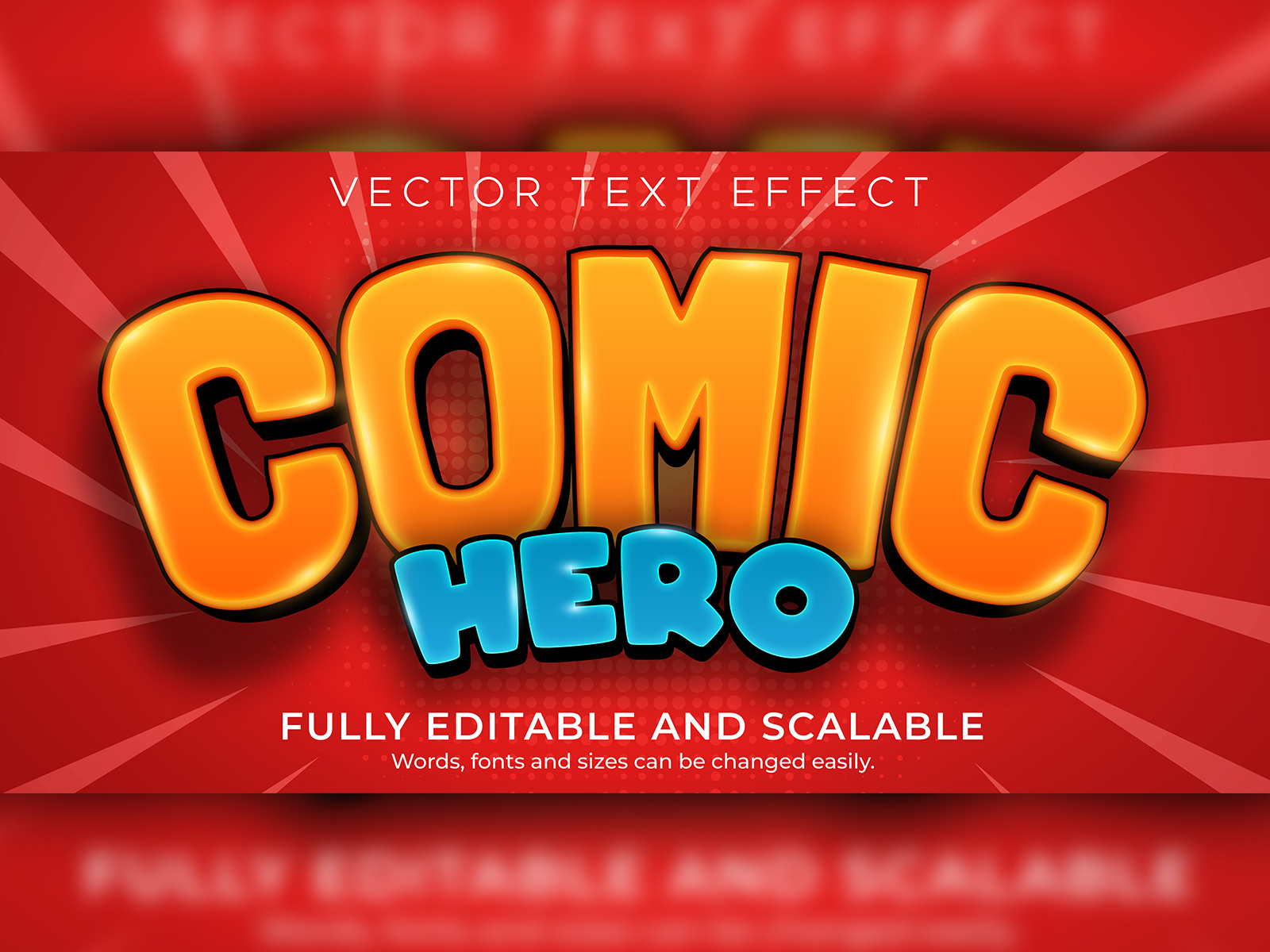 Editable Vector Text Effect Designs by NA Creative on Dribbble