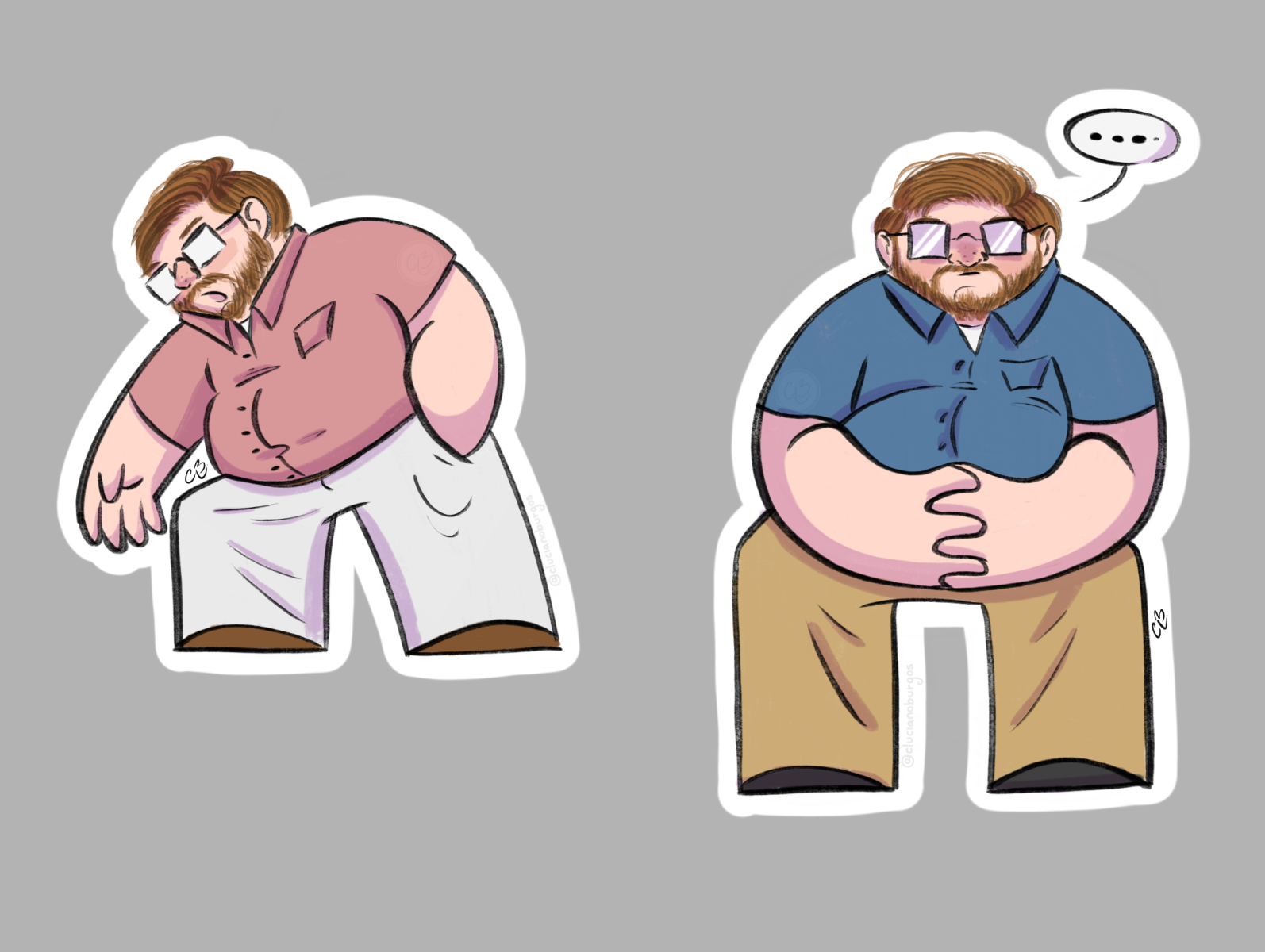 Dr. Professor Sticker Design by Carolina Luciano Burgos on Dribbble