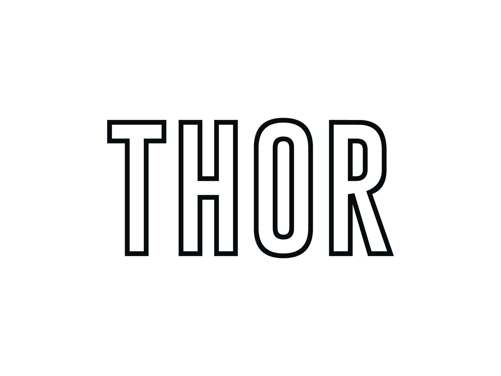 THOR logo by William Mauro on Dribbble