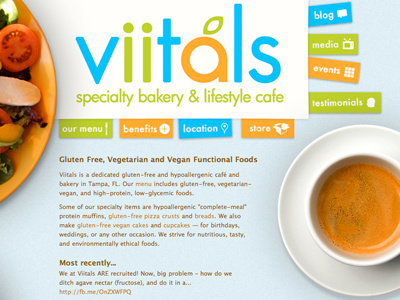 Navigation & Text by Tony Krol on Dribbble