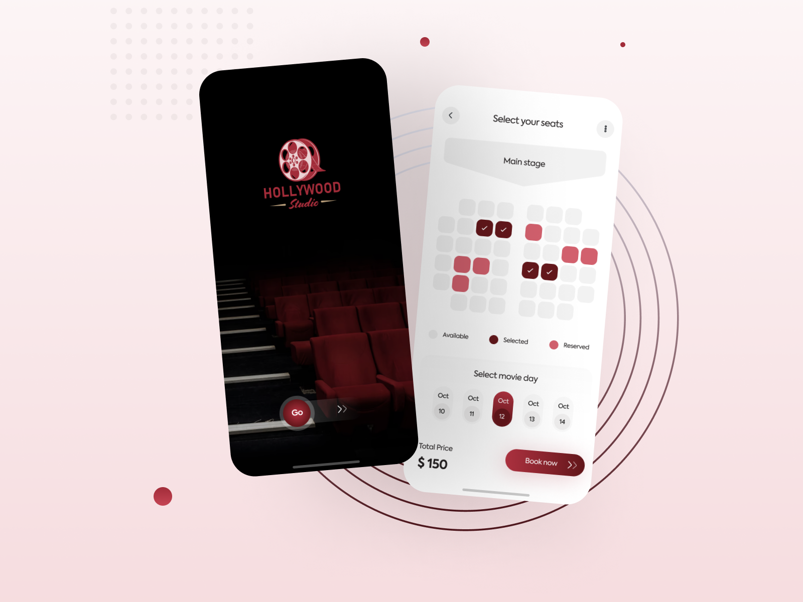 Cinema App - UI Design by Aida Abazi on Dribbble