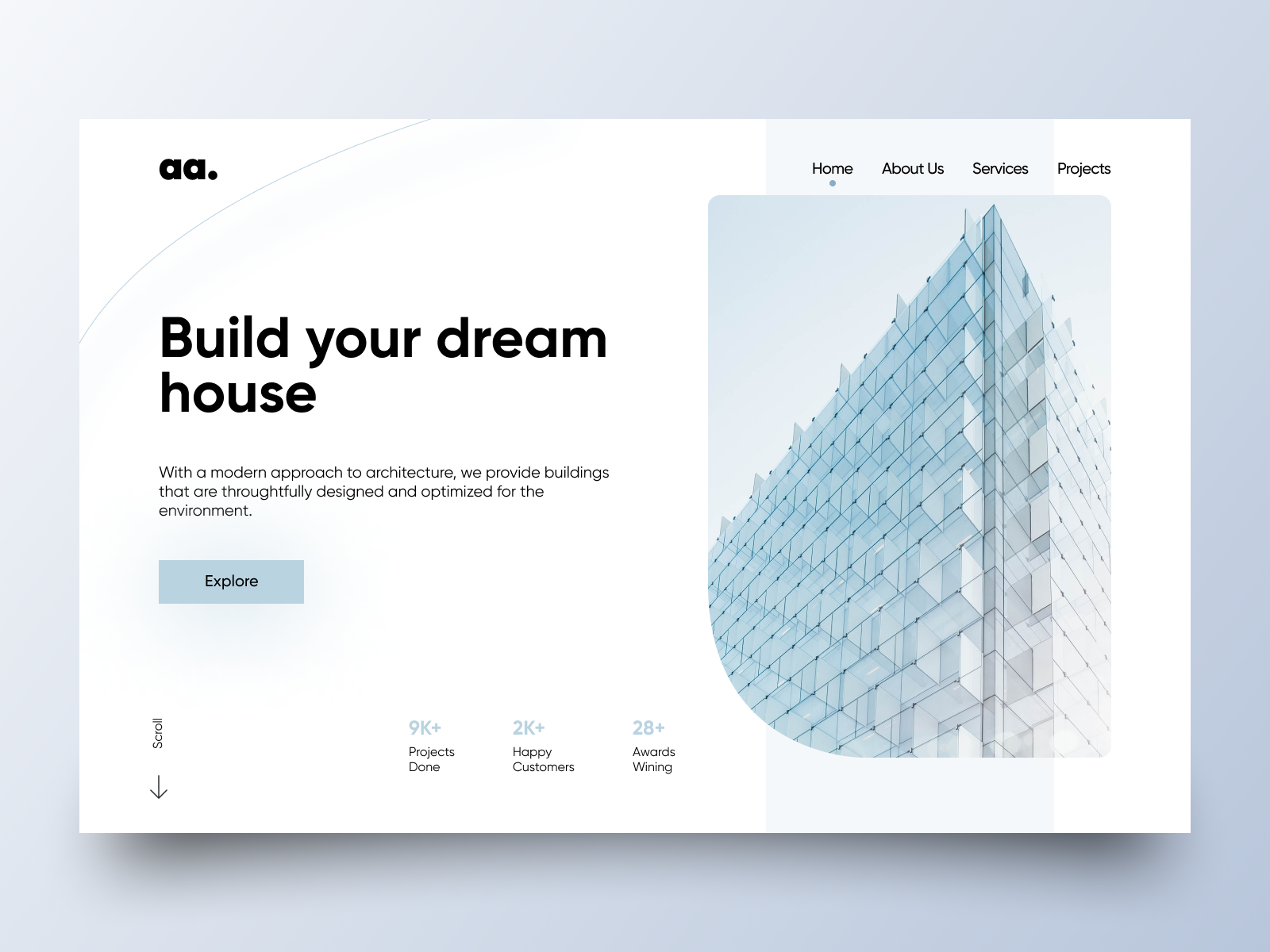 Construction Website UI Design by Aida Abazi on Dribbble