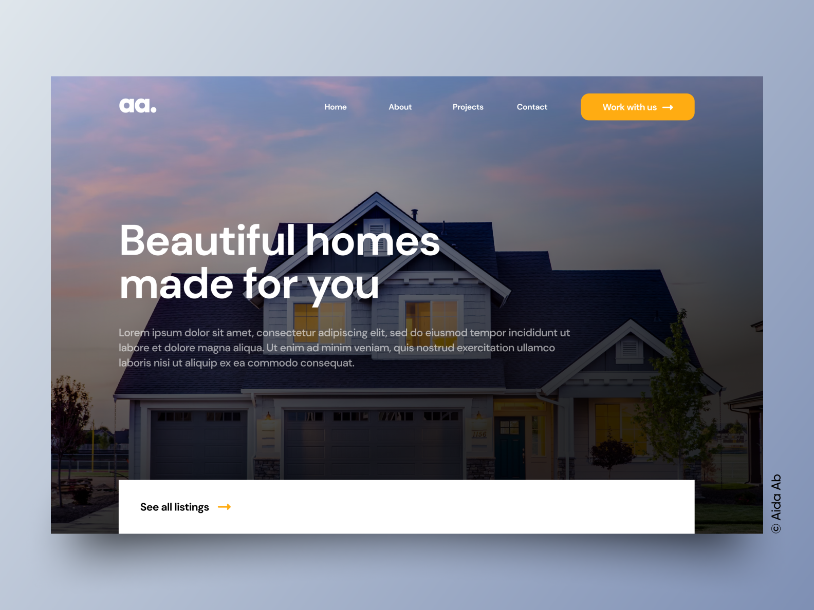 Home Rental Website UI Design by Aida Abazi on Dribbble