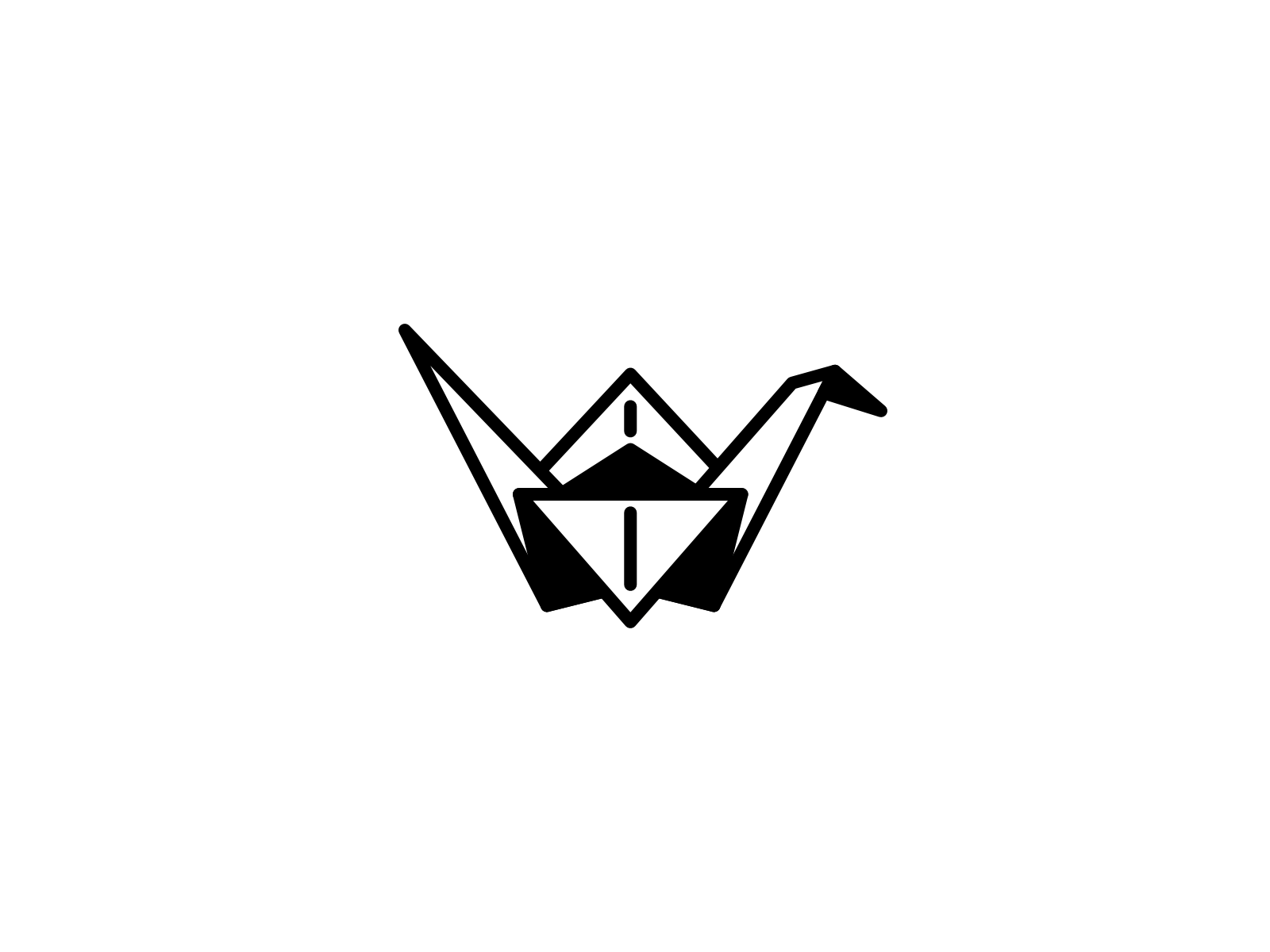 Paper Crane by Kai on Dribbble