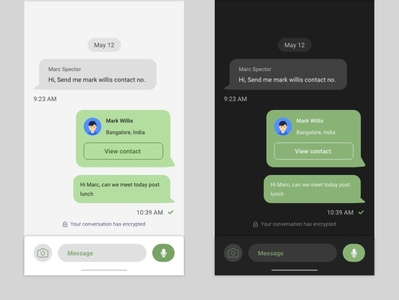 Direct messaging by Arivazhagan on Dribbble
