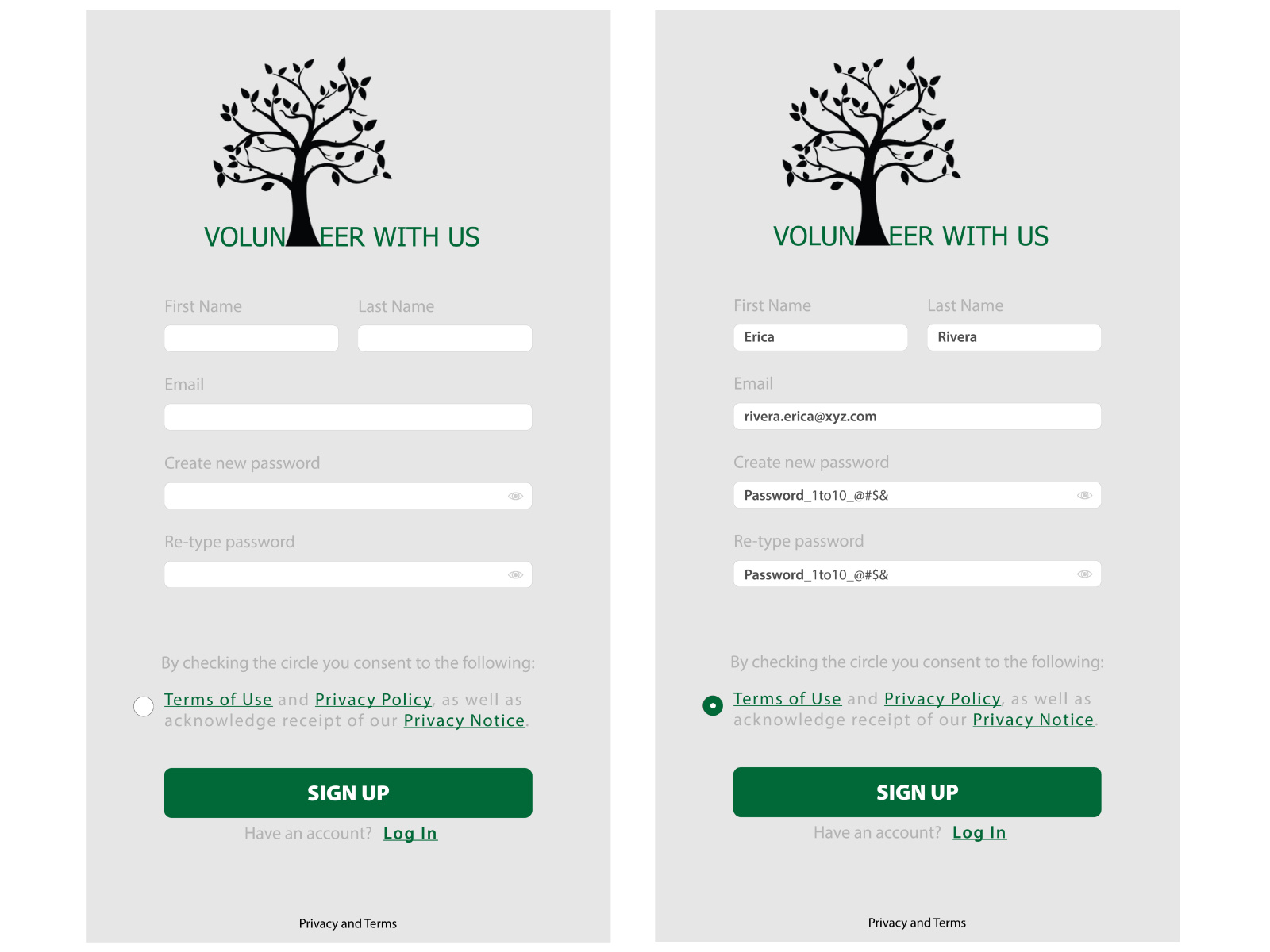 Sign up Page by AnshuDarbari on Dribbble