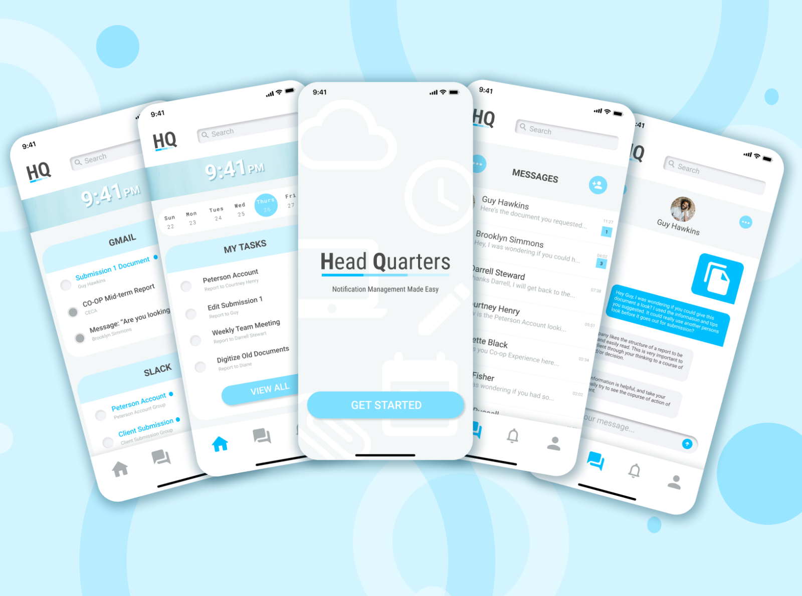 HeadQuarters | Notification Management by Lauren Masseo on Dribbble