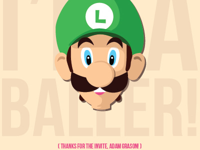 Luigi Illustration by Daniel Bryan on Dribbble