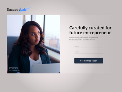 Daily UI challenge 001, Sign Up by Frank Laibin on Dribbble