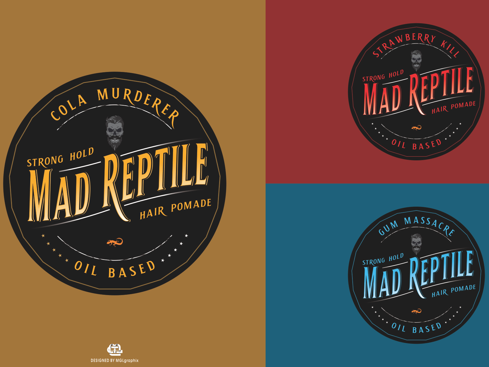 Hair pomade logo by Maxwell Labrador on Dribbble