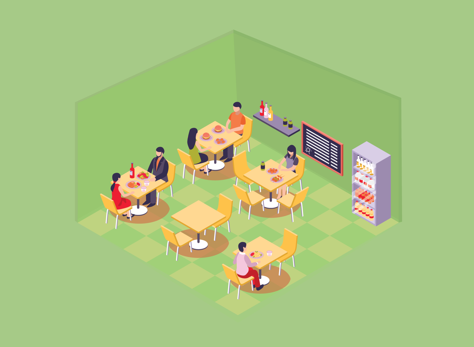 Food Corner by Ahasan Habib on Dribbble