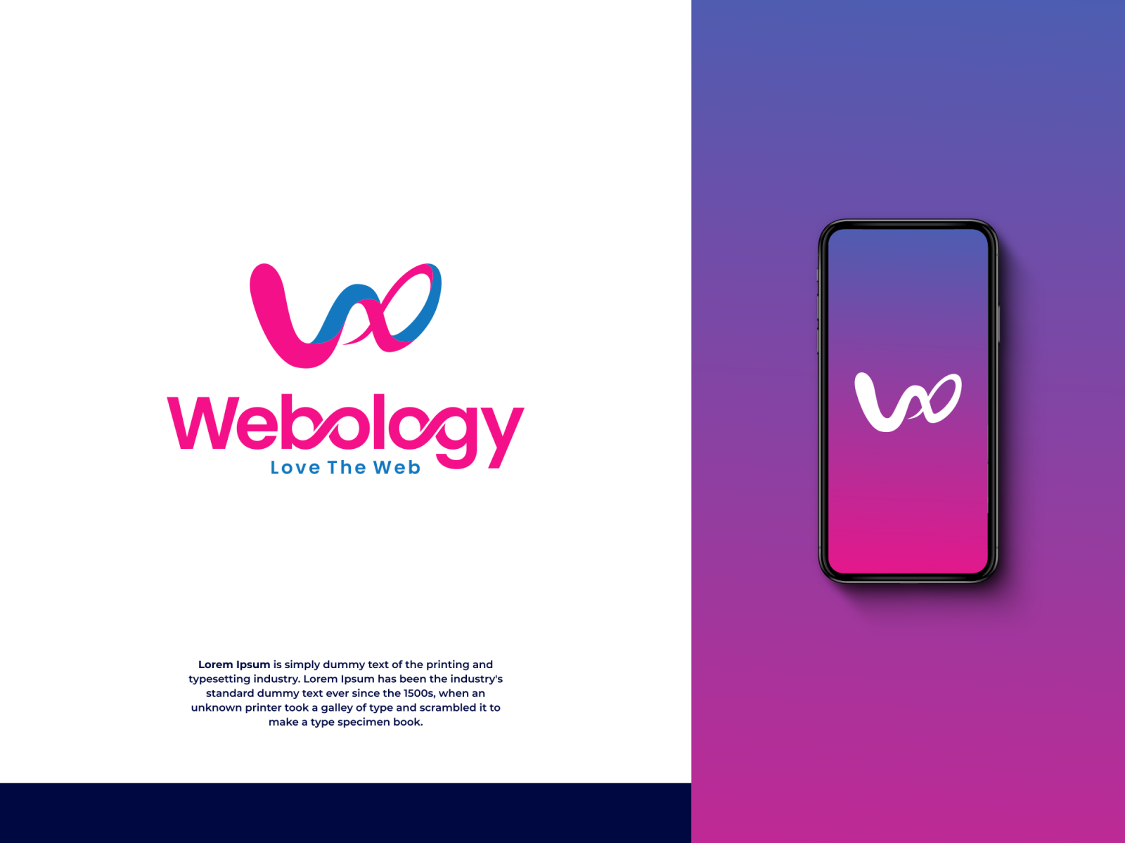 Webology Branding - W letter Modern Logo by Syeda Saleha | Logo ...