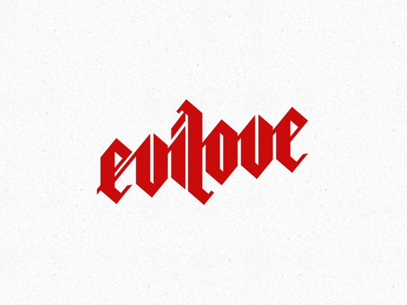 Evil Love by Damian Kidd - Dribbble
