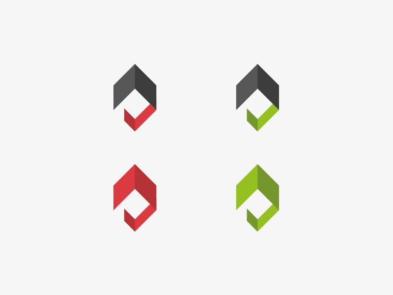 Roof + Check Mark V4 by Damian Kidd on Dribbble