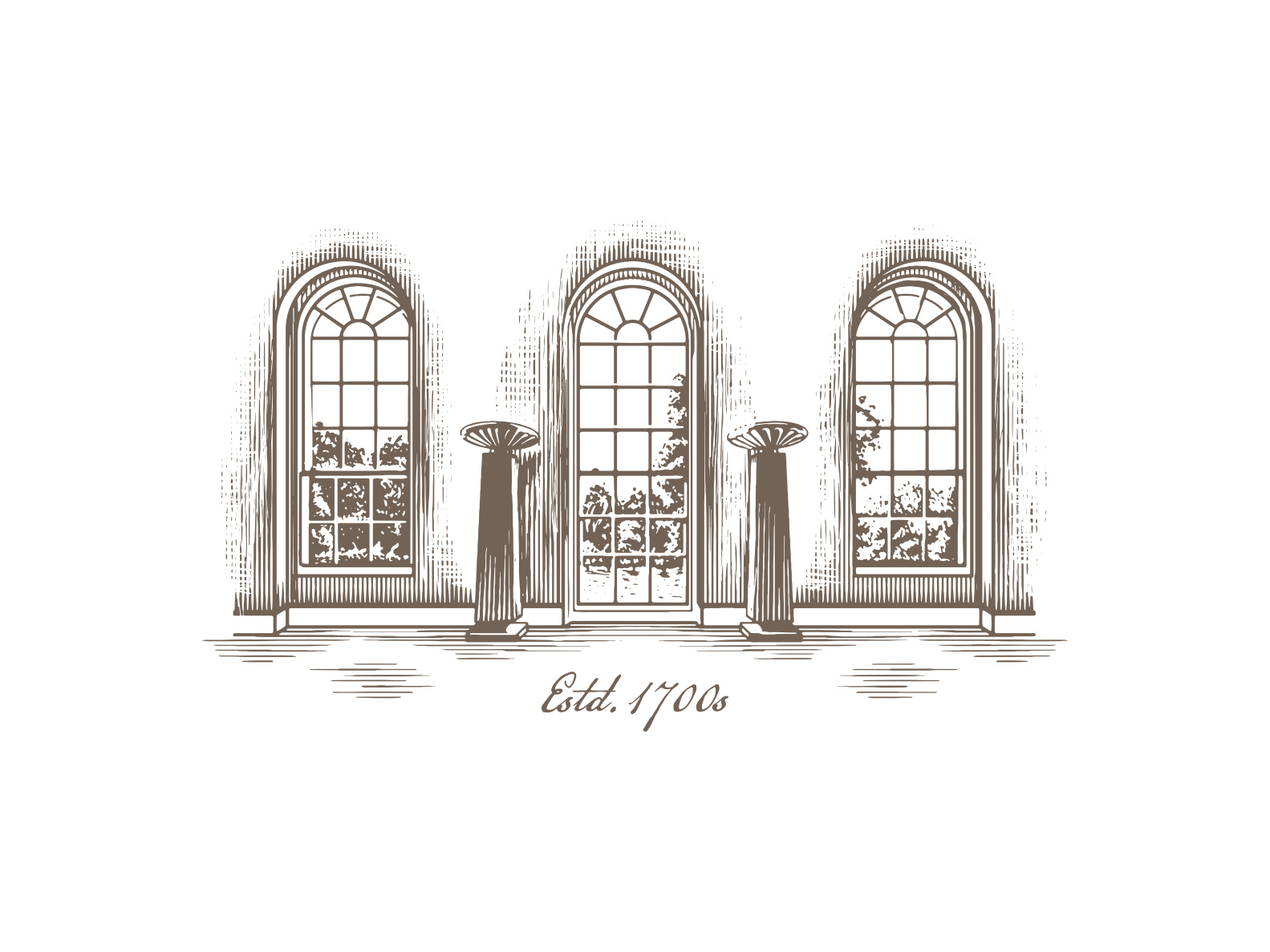 Scratchboard Illustration of Worlingham Hall by David Chege on Dribbble