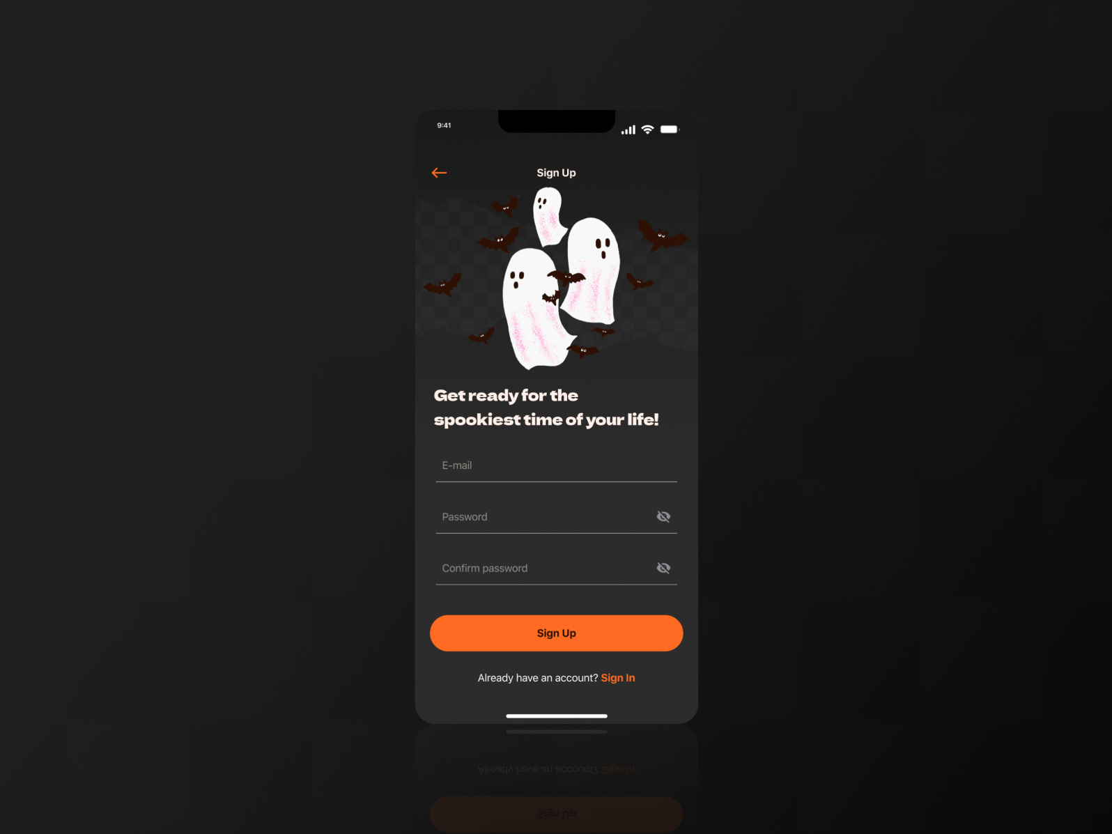 Daily UI #1 - Sign up by Pamela Bonan on Dribbble