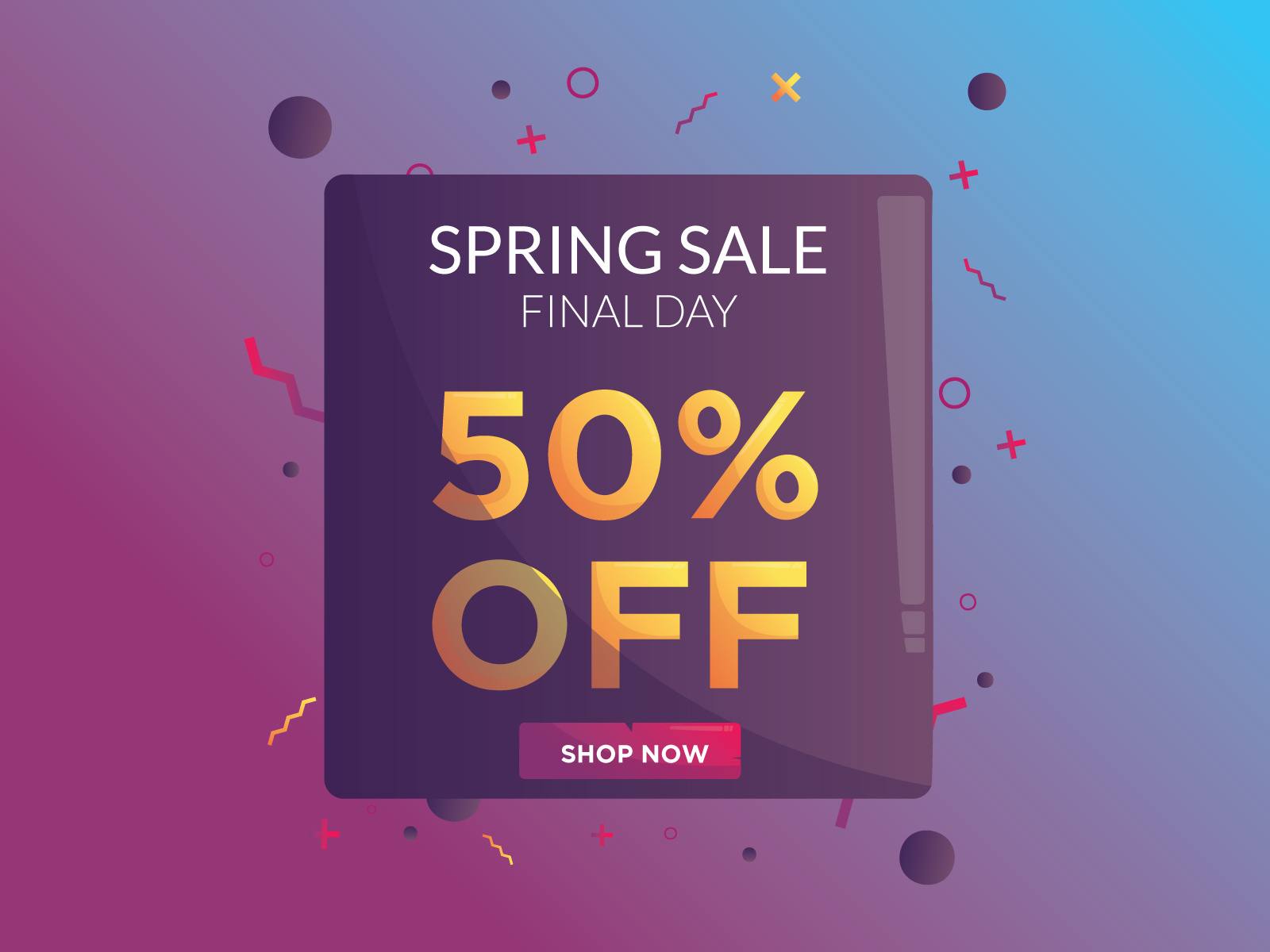Spring Sale - illustration by izzudin izud on Dribbble