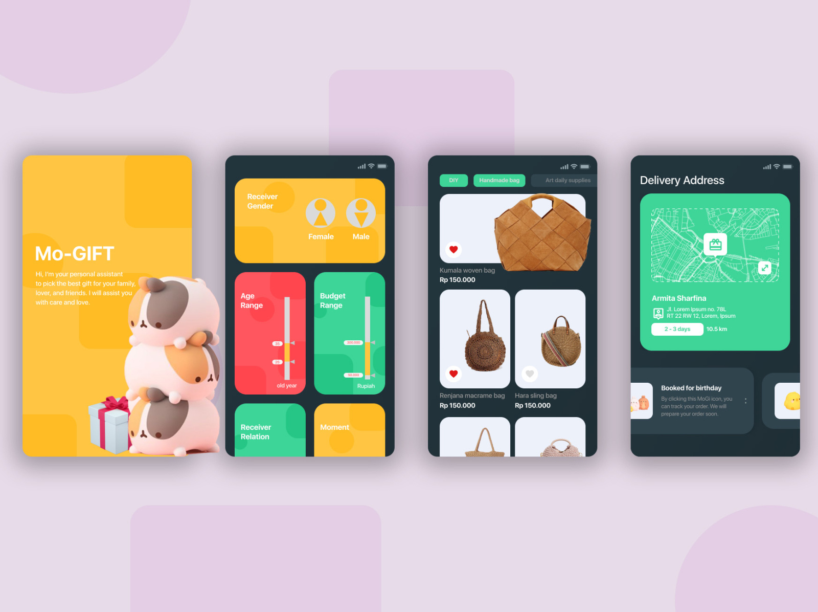 Mo-GIFT prototype by Armita Sharfina on Dribbble