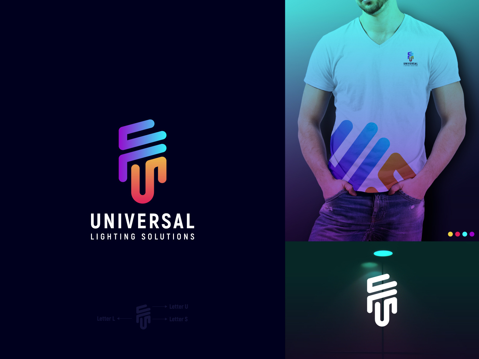 ULS Logo Design For Lighting Solution Company by Bipol Hossan ...