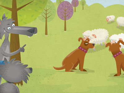 Lobos by Diego Cáceres on Dribbble