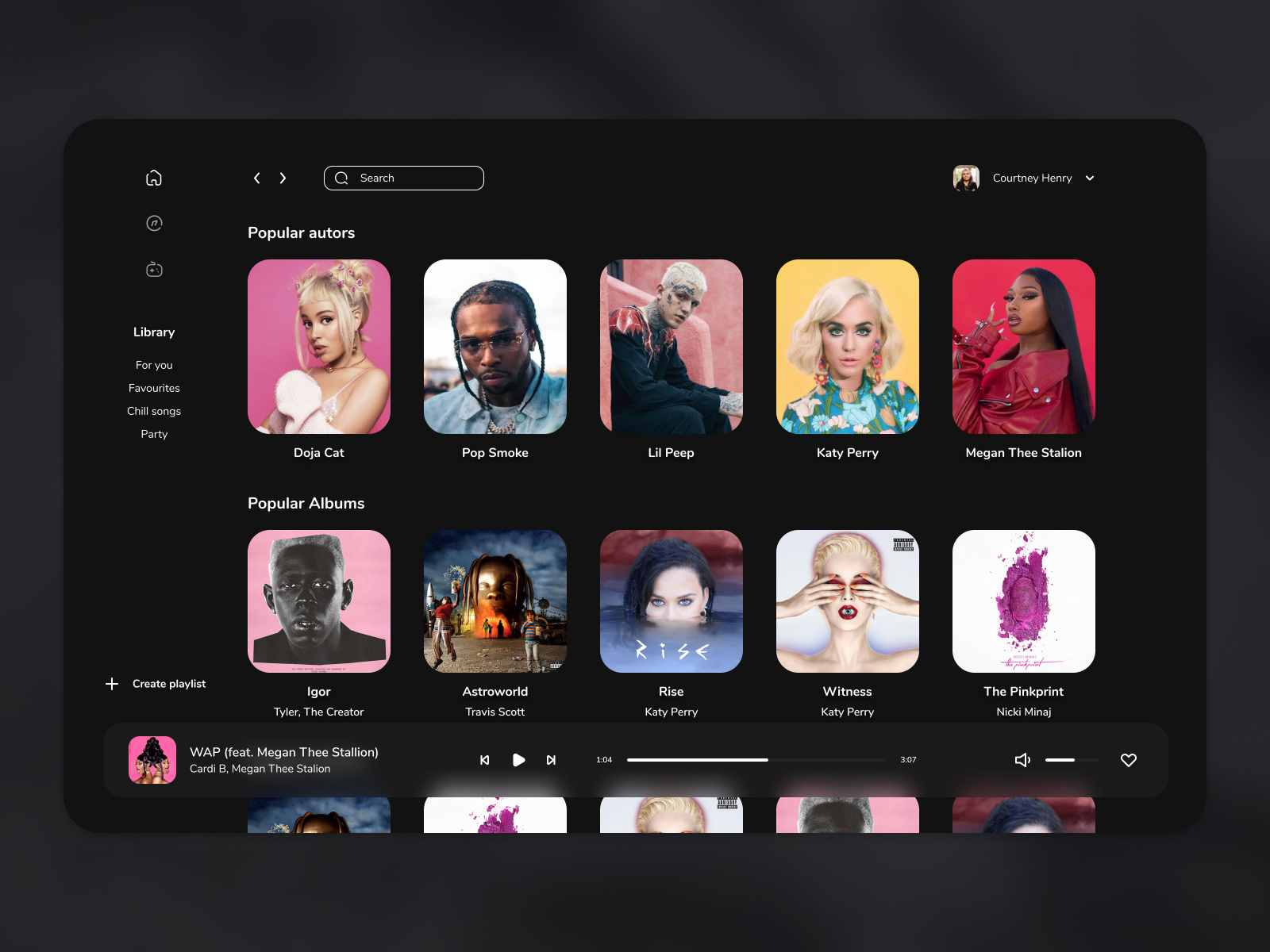 Music Desktop App 🖥 by Miłosz Kraiński on Dribbble