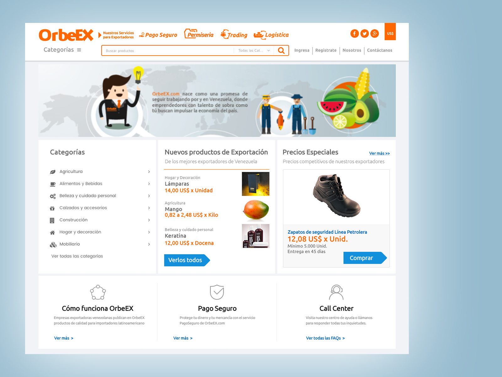 Orbeex - Rediseño HomePage V1 by Joel Pino on Dribbble