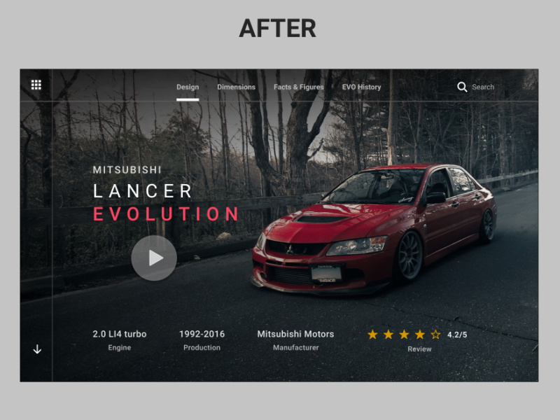 Typography UI Practice Project by Cherly Fernandez on Dribbble