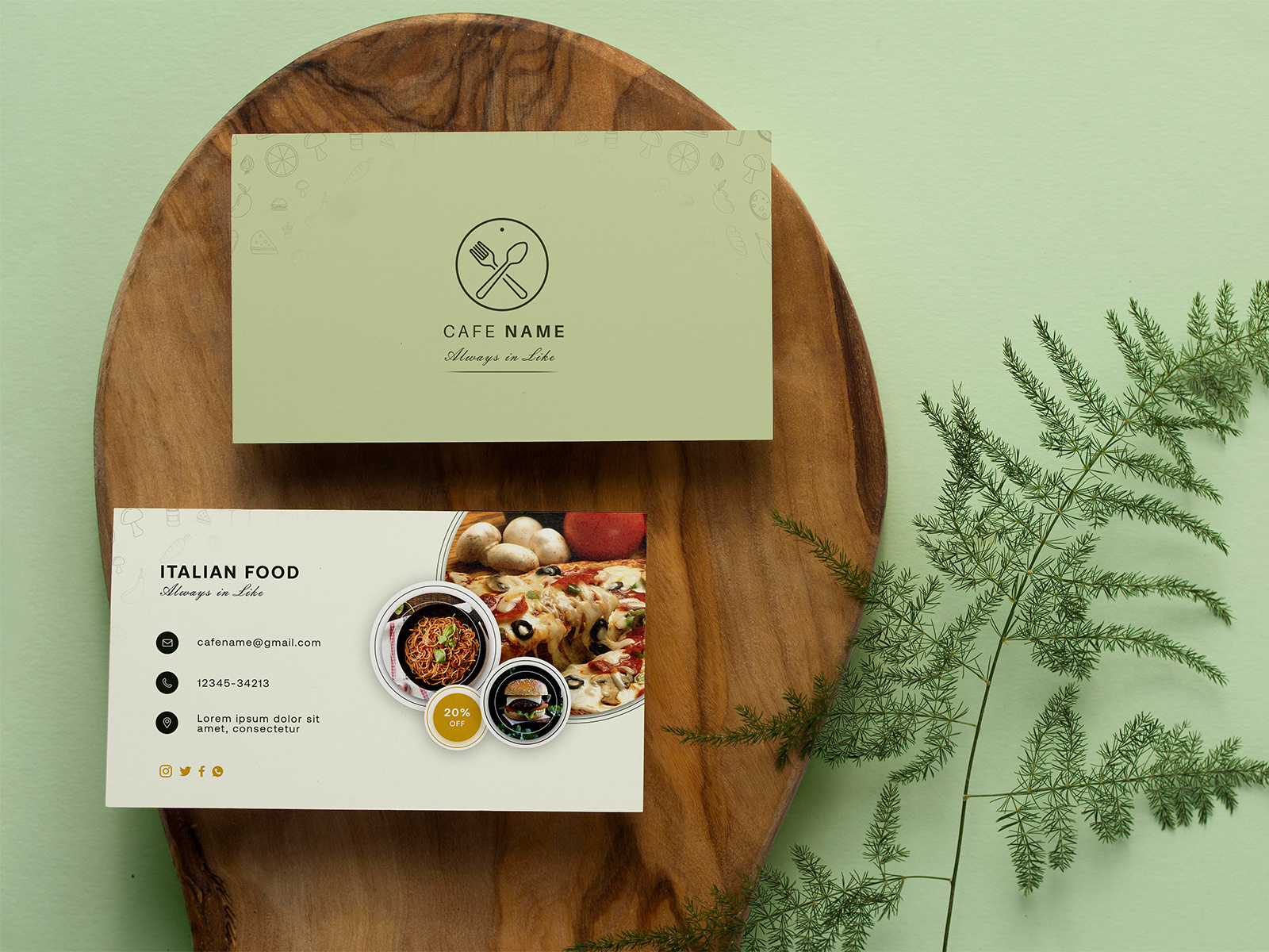 Visiting card by Krishna on Dribbble