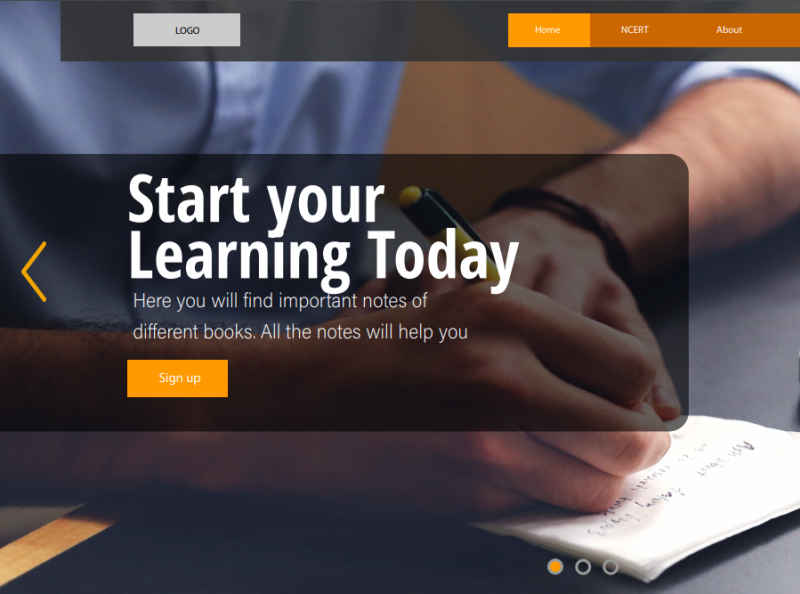 A minimalism e-learning Website for students and all. by Ishu Rastogi ...