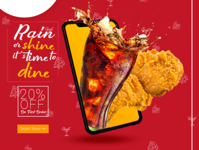 Zomato Advertisement Banner by Ishu Rastogi on Dribbble