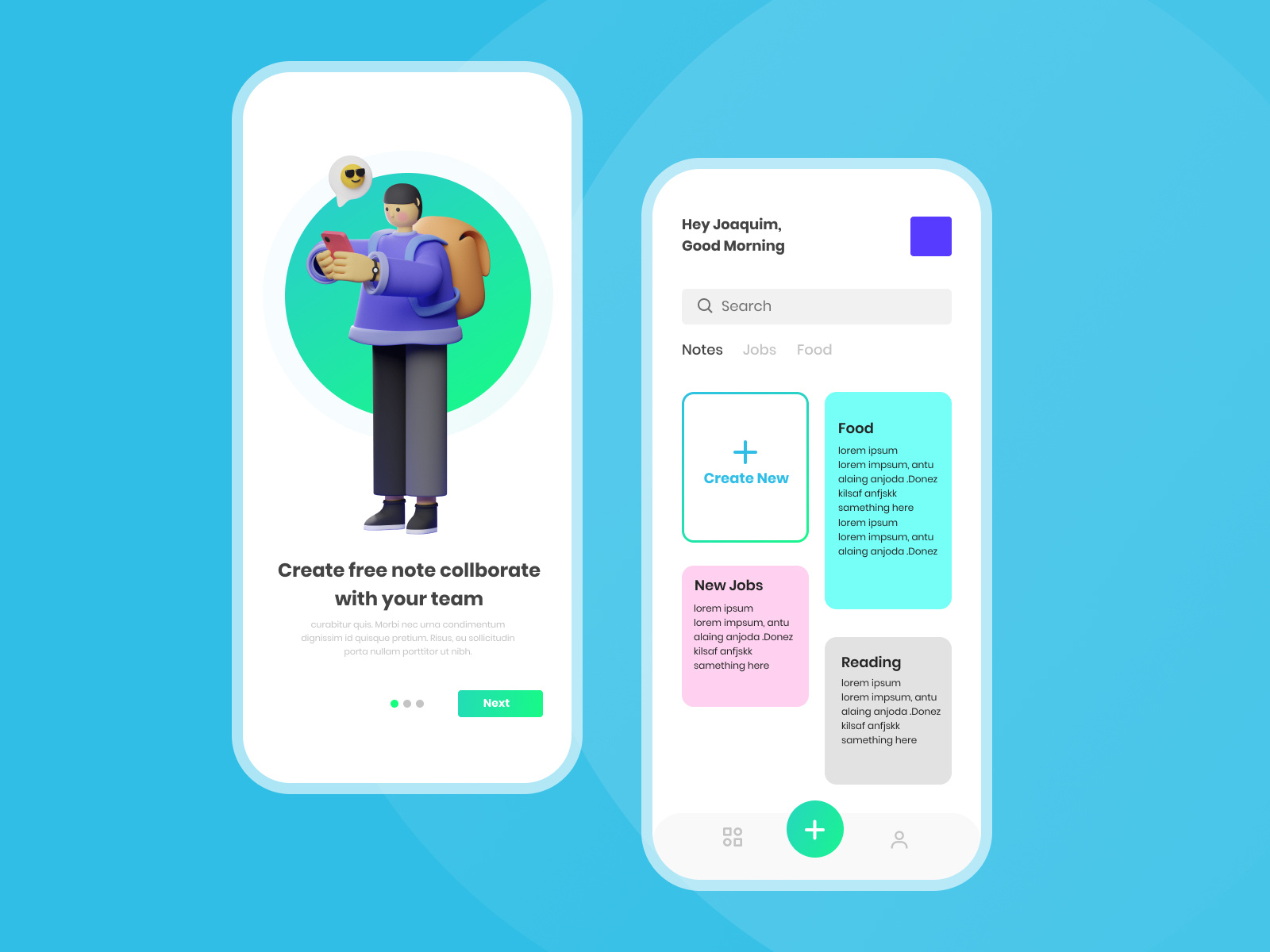 Note App Concept by Joaquim Designer on Dribbble