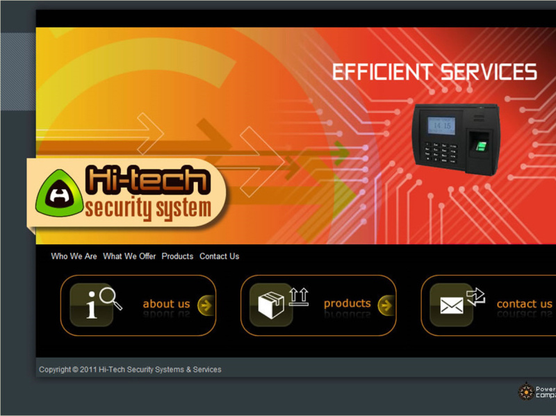 Hitech security system by Rafat Khalid on Dribbble