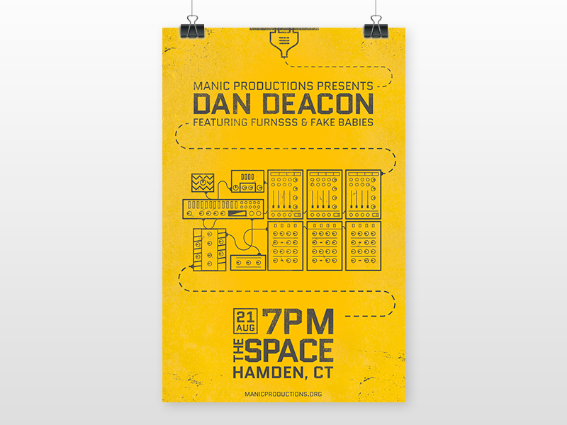 Dan Deacon Concert Poster by Nicholas Mueller on Dribbble