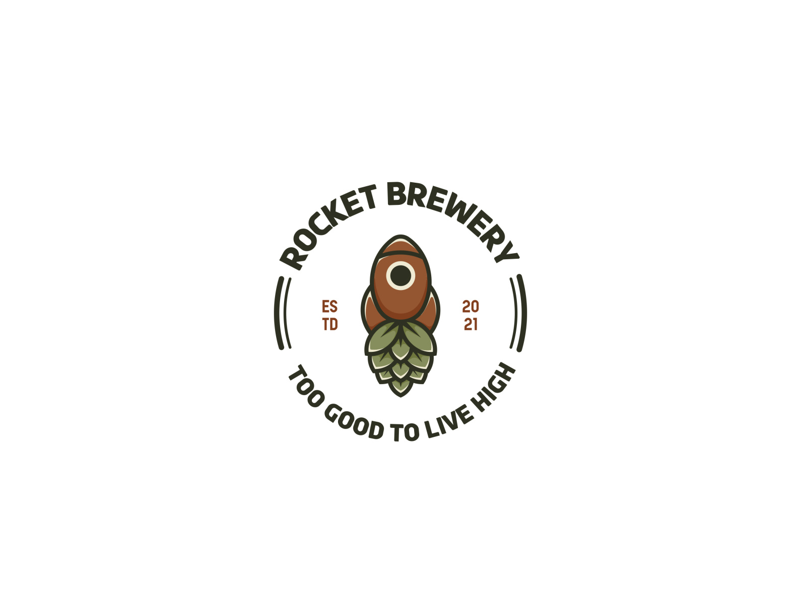 Rocket Brewery Logo Design by Yulian Rahman on Dribbble