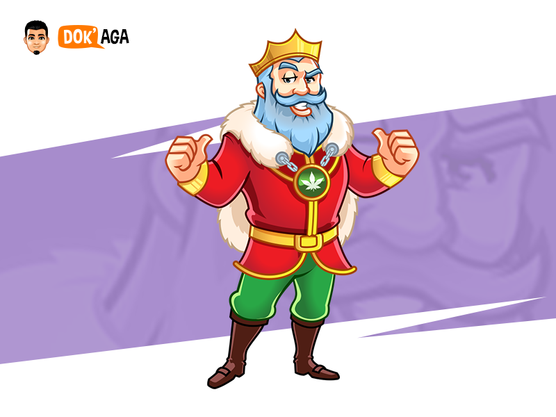 King character/mascot by Aga Ochoco on Dribbble