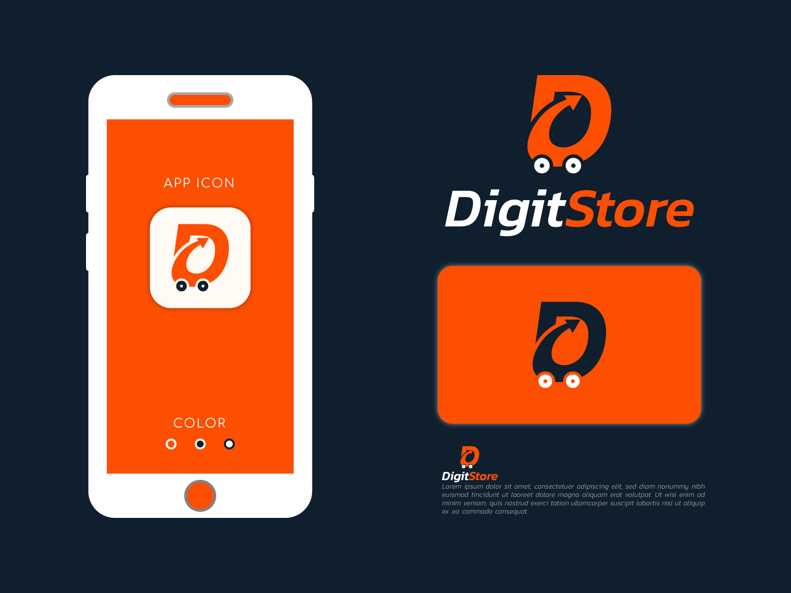 Modern D letter logo, DigitStore logo by Md Abdul Hakim on Dribbble