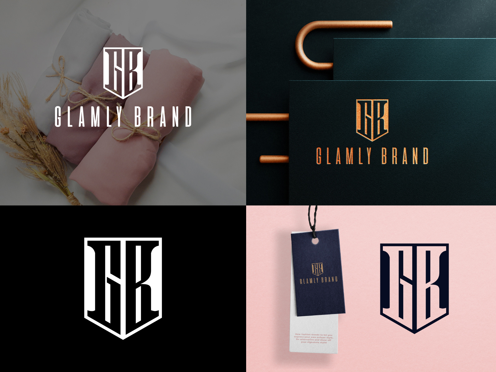 Design initial monogram and clothing brand logo by Md Abdul Hakim on ...