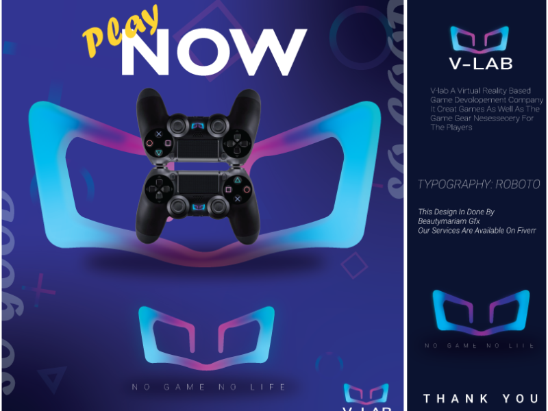 V-lab social media post design and logo design, branding. by ...