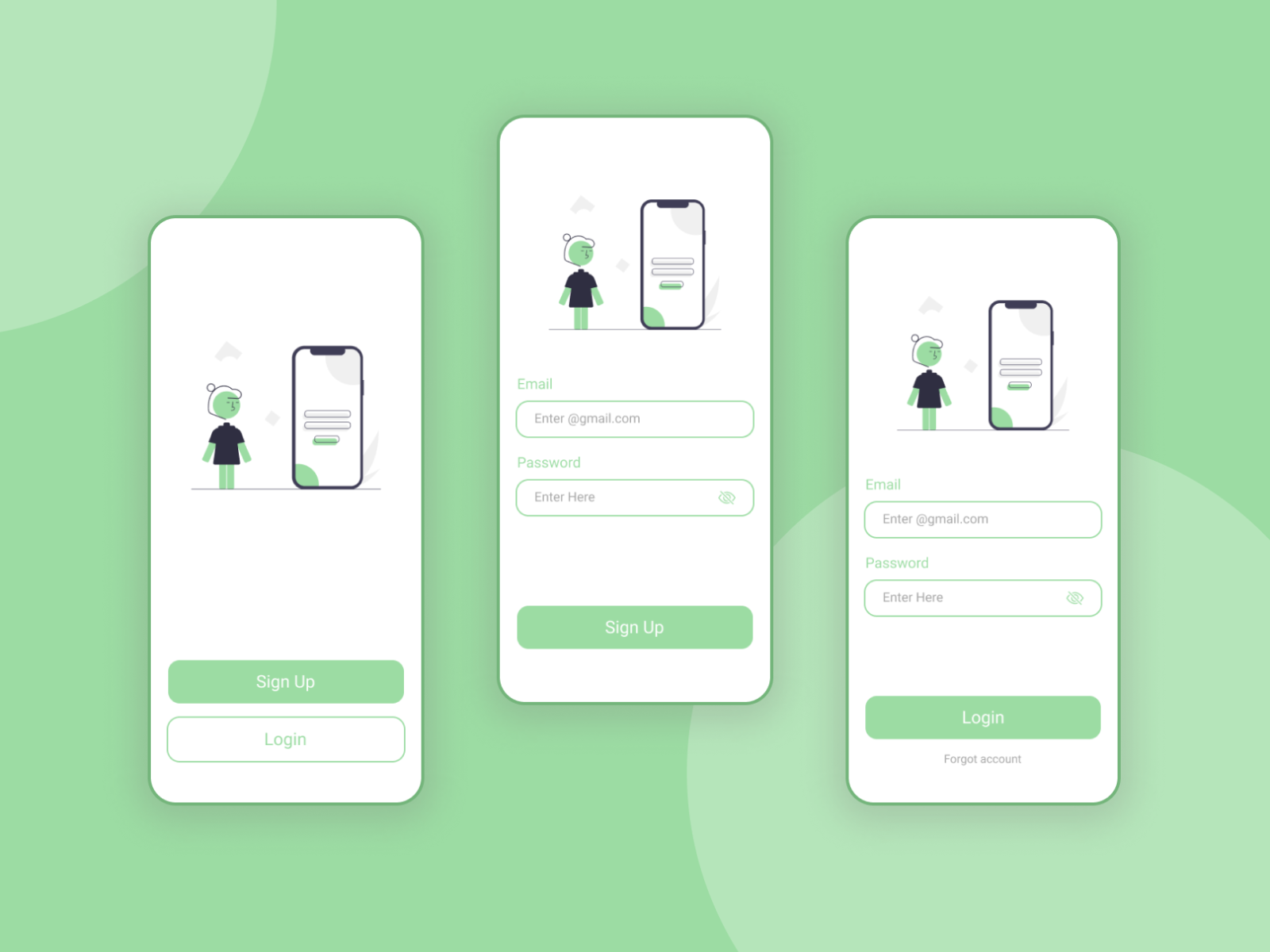 Daily UI - 001 - Sign Up by Doge.UI on Dribbble