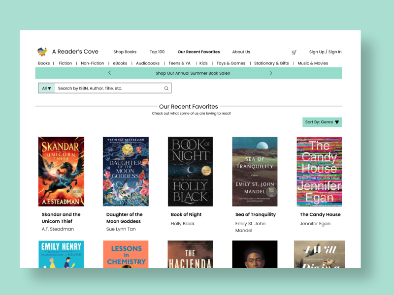 Tablet Book Store Favorites by Kiah Davis on Dribbble