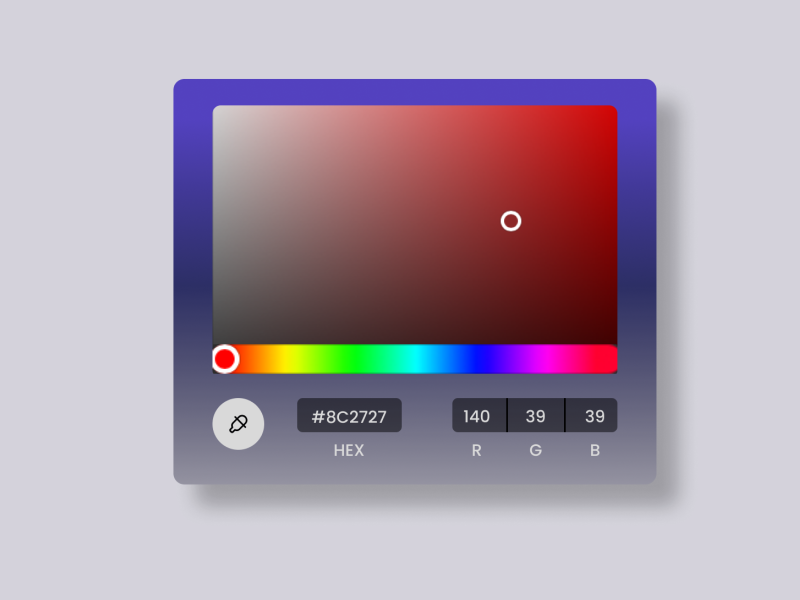Desktop Color Picker by Kiah Davis on Dribbble