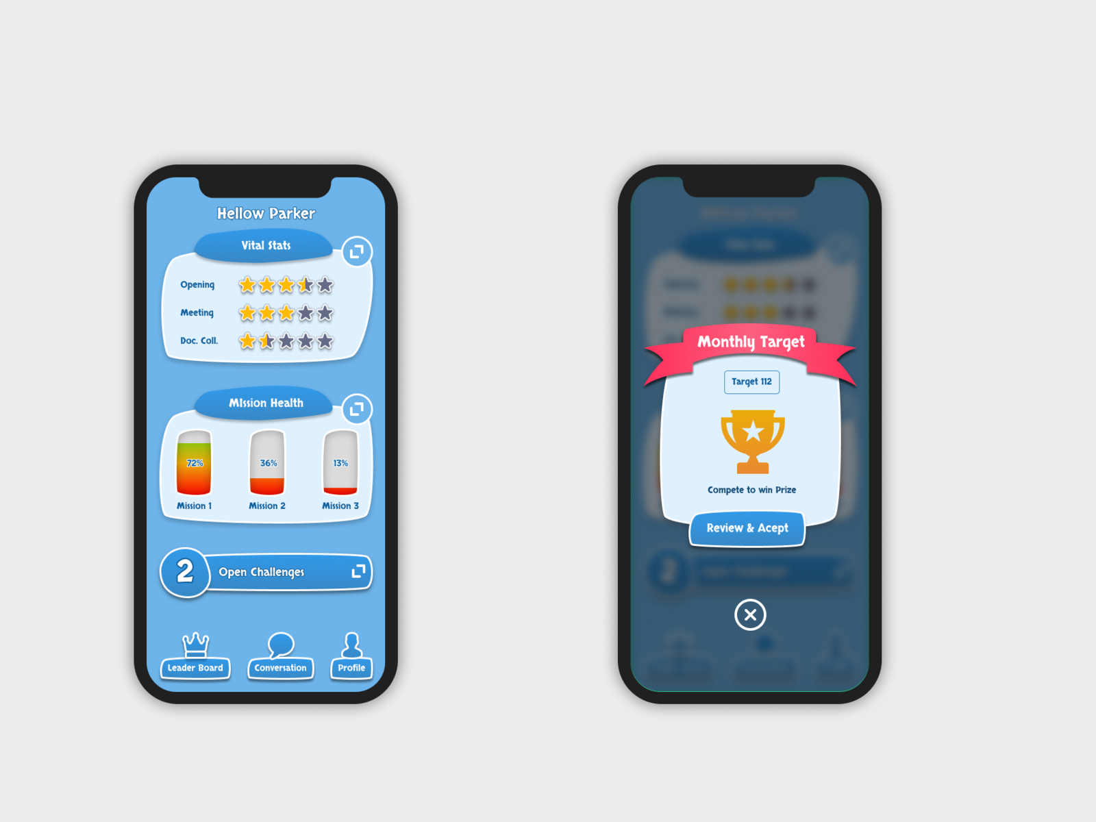 Gamification UI by Dilip Kumar on Dribbble