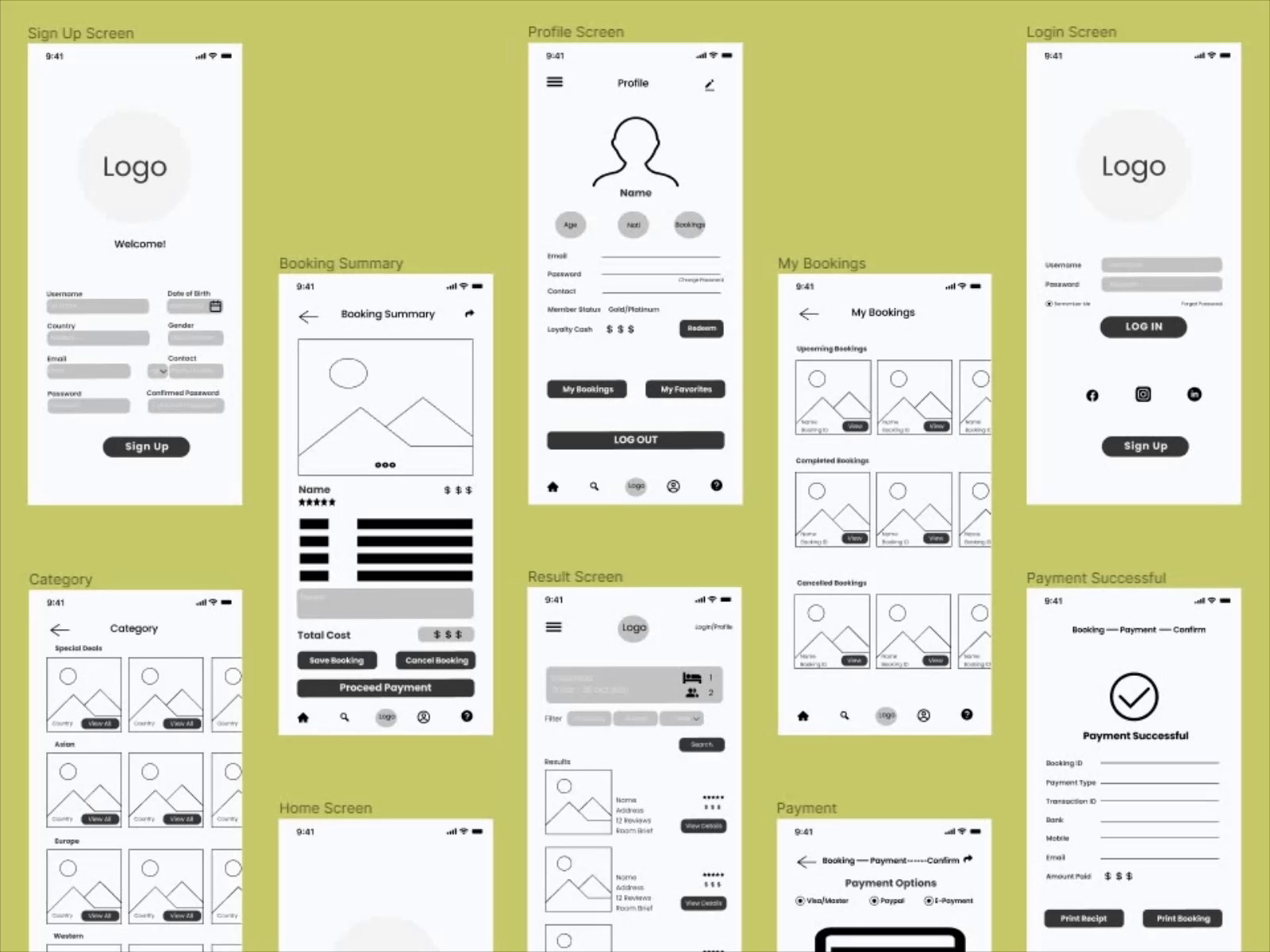 First Booking App Demo by Hanna Aung on Dribbble